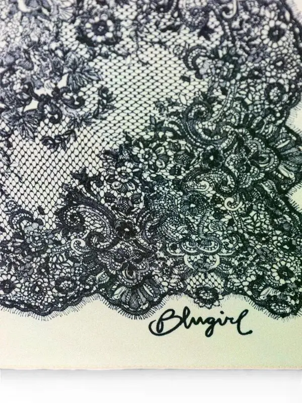 BLUGIRL Lace-print Scarf
