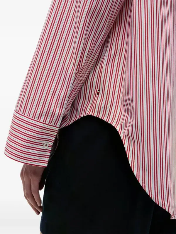 Tommy Hilfiger Vertical-stripe Shirt With Chest Pocket
