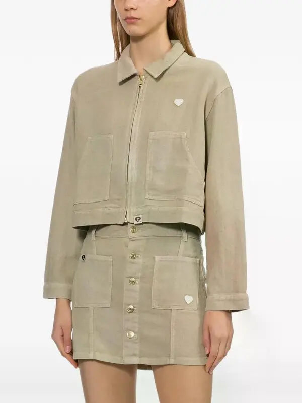 AAPE BY *A BATHING APE Heart Patch Cropped Jacket