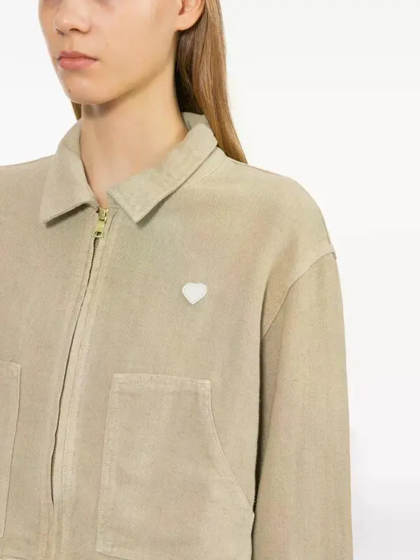 AAPE BY *A BATHING APE Heart Patch Cropped Jacket