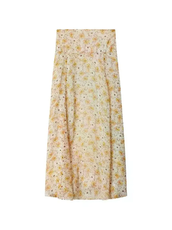 MARANT ETOILE Fran' Printed Flared Skirt