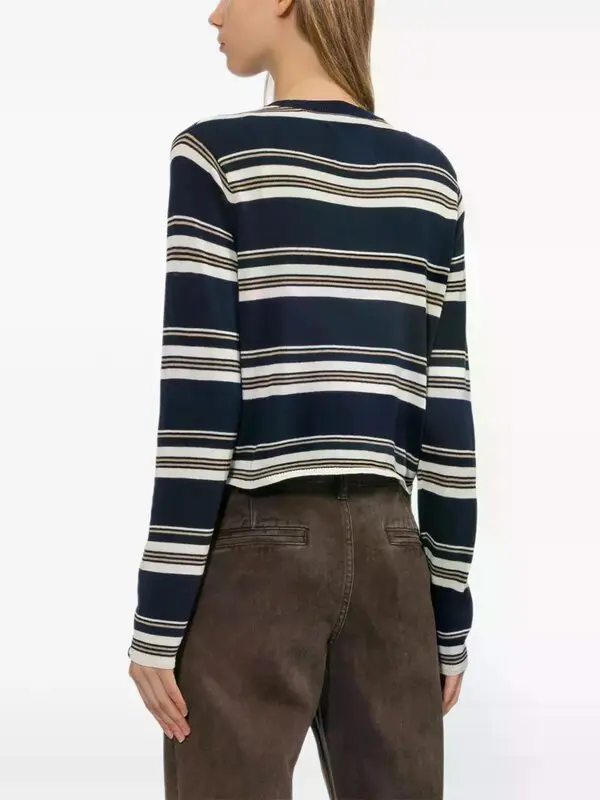AAPE BY *A BATHING APE Striped Buttoned Cardigans
