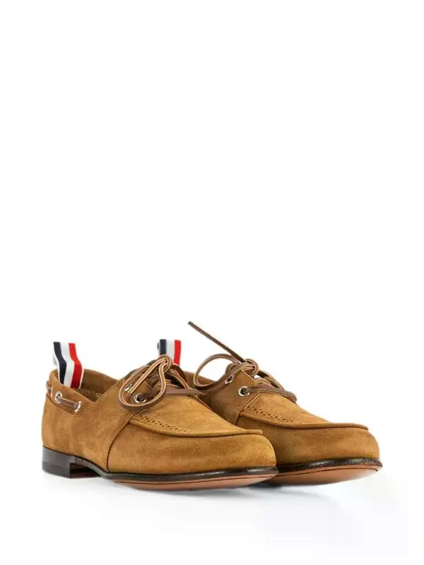 Thom Browne Suede Boat Shoes