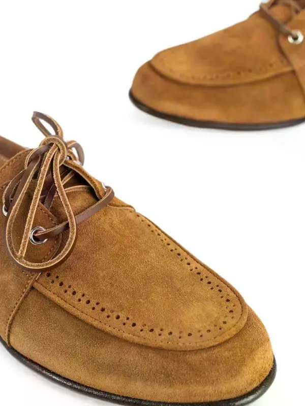 Thom Browne Suede Boat Shoes