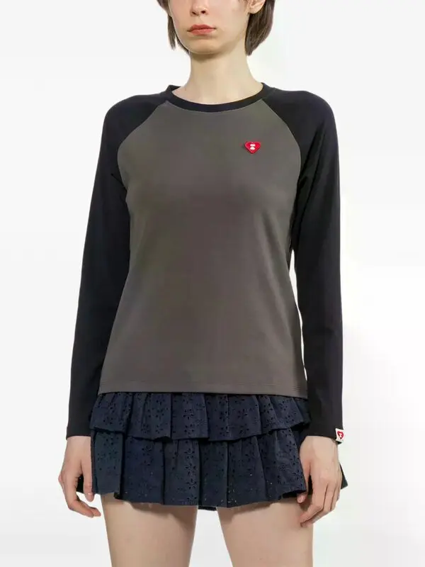 AAPE BY *A BATHING APE Heart-patch T-shirt