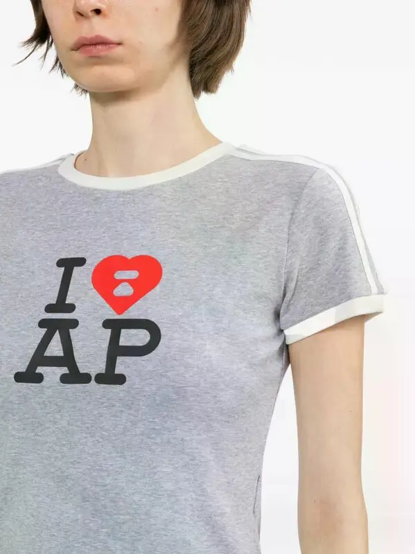 AAPE BY *A BATHING APE Printed T-shirt - Grey