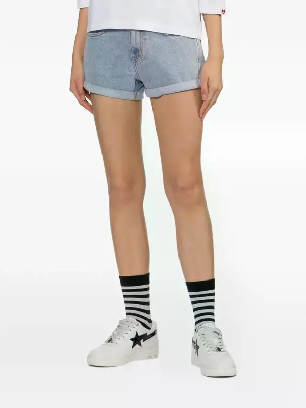 APEE™ BY *A BATHING APE® Apee™ A Bathing Ape® Logo-patched Denim Shorts