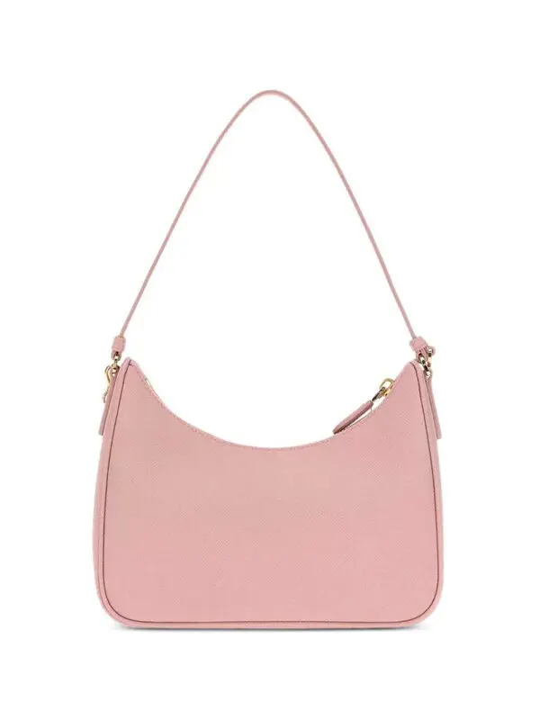 Prada Mini Re-edition 2005 Saffiano Leather Shoulder Bag - Pink