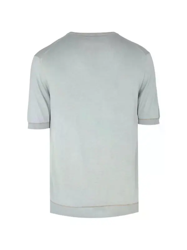 TOMBOLINI Embroidered Short Sleeve Sweater