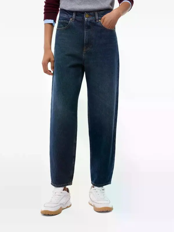 Pinko Embroidered Logo Jeans