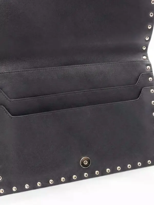 Valentino Garavani Rockstud Leather Clutch Bag