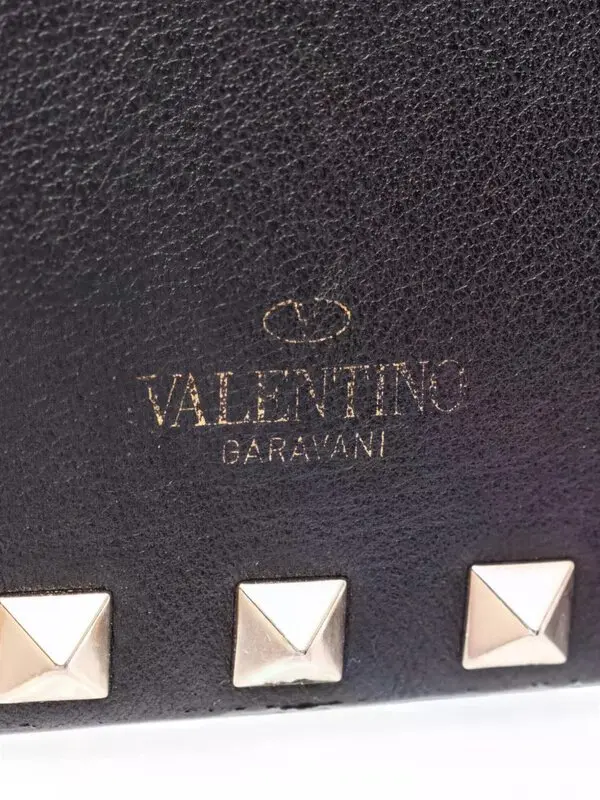 Valentino Garavani Rockstud Leather Clutch Bag