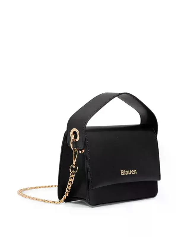 BLAUER. Logo Plaque Chain-strap Shoulder Bag