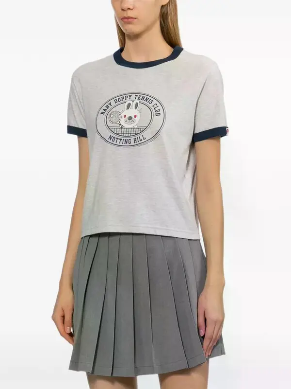 AAPE BY *A BATHING APE Graphic Print T-shirt - Grey