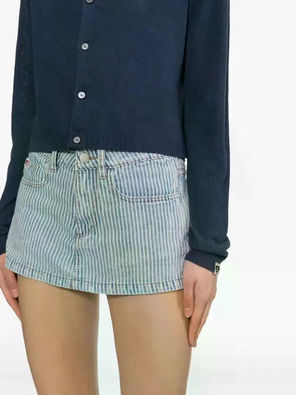 AAPE BY *A BATHING APE Logo-patched Striped Shorts