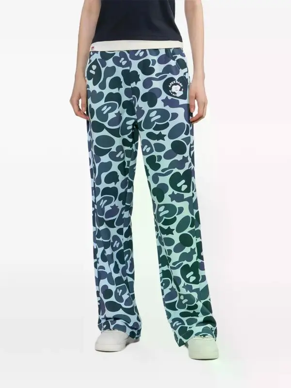 AAPE BY *A BATHING APE Sky Camouflage Print Track Pants