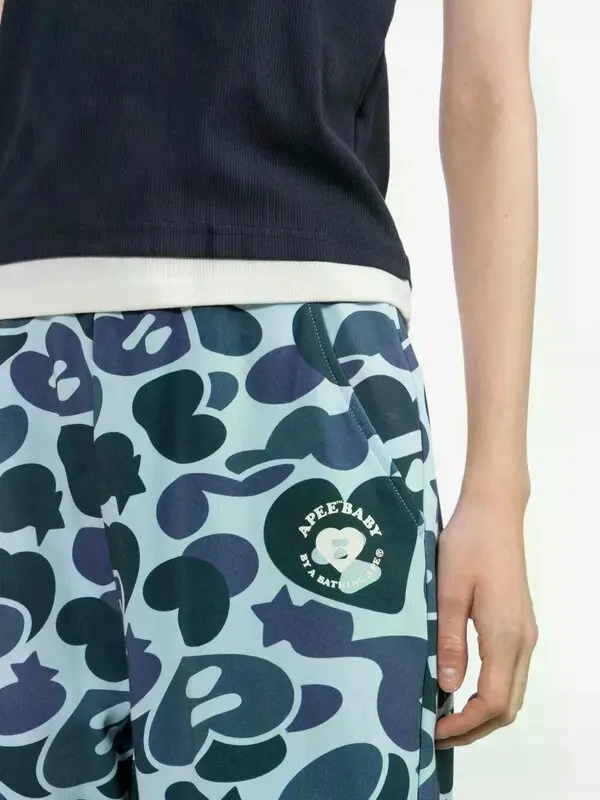 AAPE BY *A BATHING APE Sky Camouflage Print Track Pants