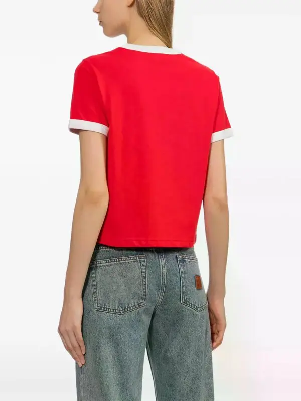 AAPE BY *A BATHING APE Contrast-trim Graphic T-shirt