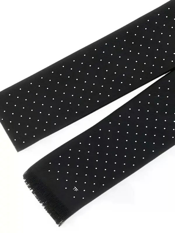 TOM FORD Polka-dot Scarf