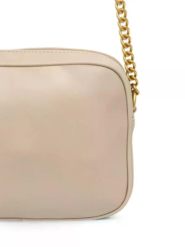 BLAUER. Logo Plaque Chain-link Shoulder Bag