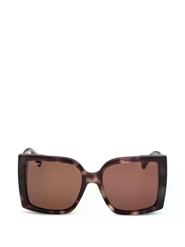 Max Mara Square Frame Sunglasses - Brown