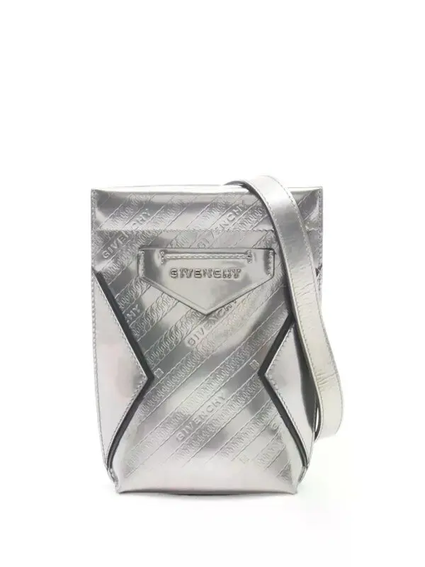 Givenchy Antigona Shoulder Bag - Silver