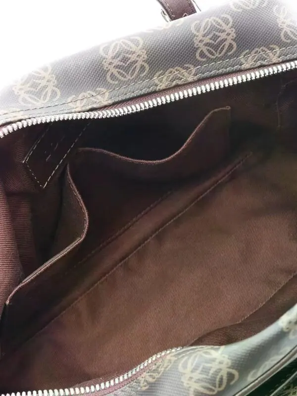 Loewe Anagram Print Handbag - Brown