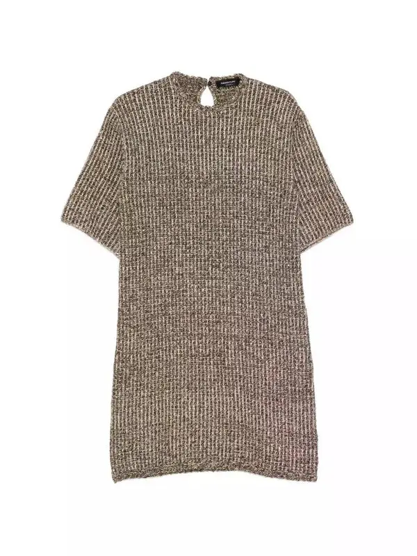 Fabiana Filippi Sequin-embellished Bouclé Mini Dress - Brown