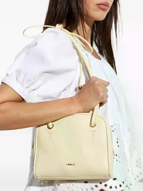 Furla Poppy Grained-leather Shoulder Bag