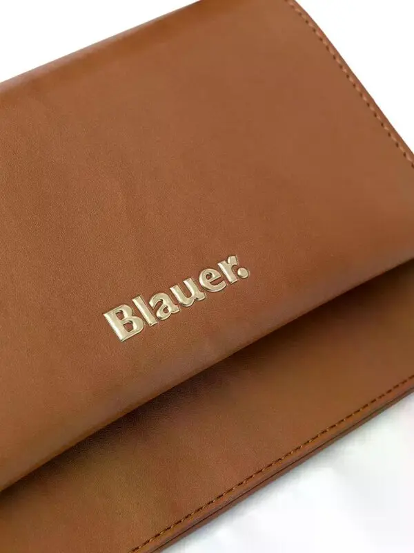 BLAUER. Logo Plaque Chain Shoulder Bag