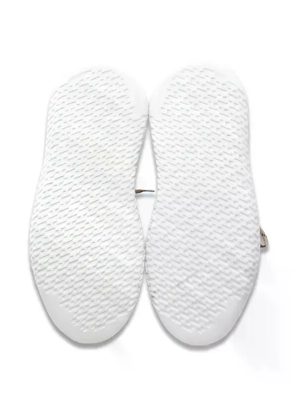 Hermès 1910s Knit Sneakers With Suede Trim