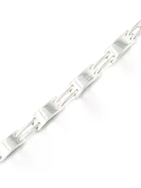 Gucci 2010s Engraved Link Bracelet