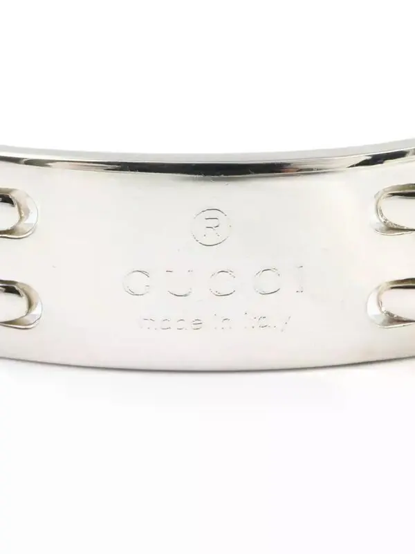 Gucci 2010s Engraved Link Bracelet