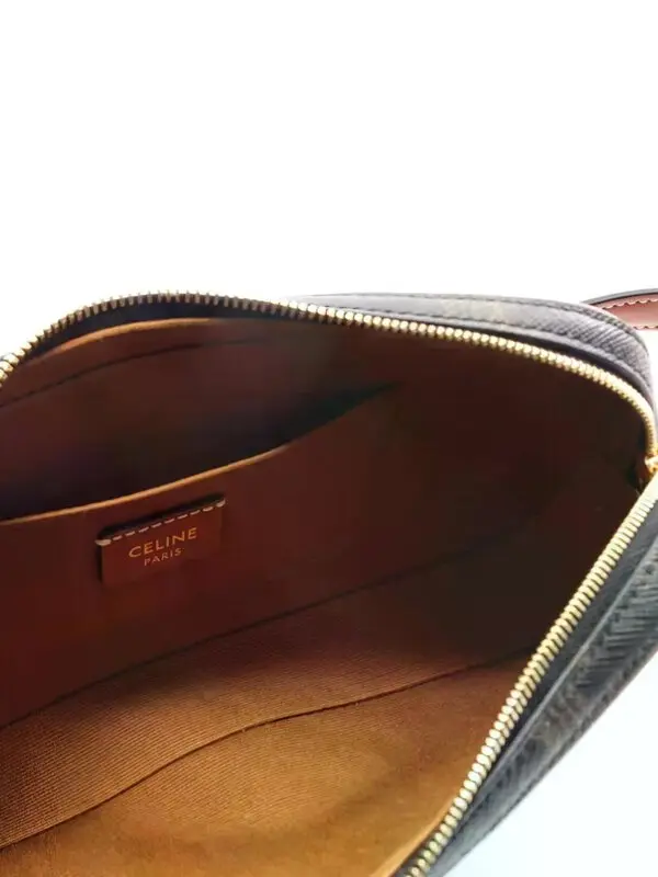 Celine Mini Cuir Triomphe Camera Bag - Brown