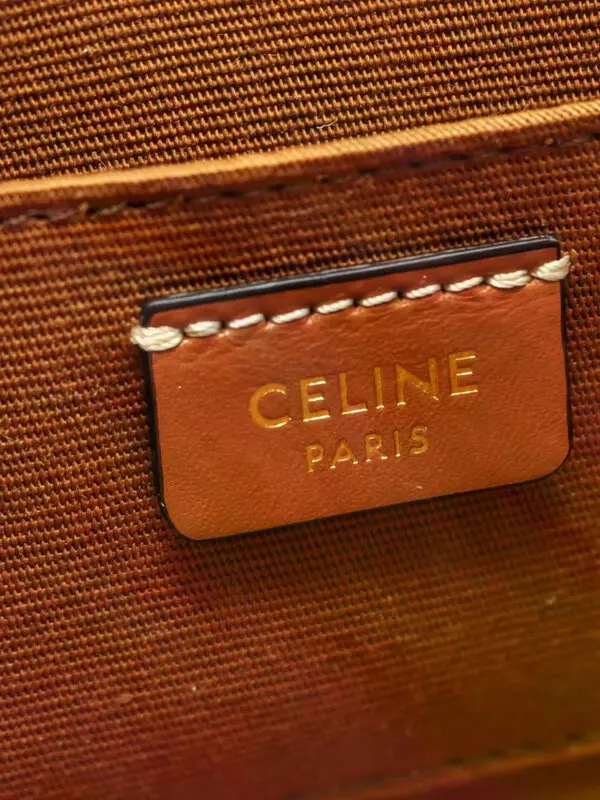 Celine Mini Cuir Triomphe Camera Bag - Brown