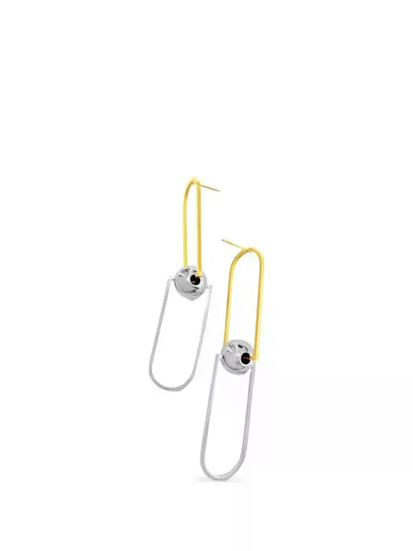 HZMER JEWELLERY Maya Mixed-metal Dangle Earrings