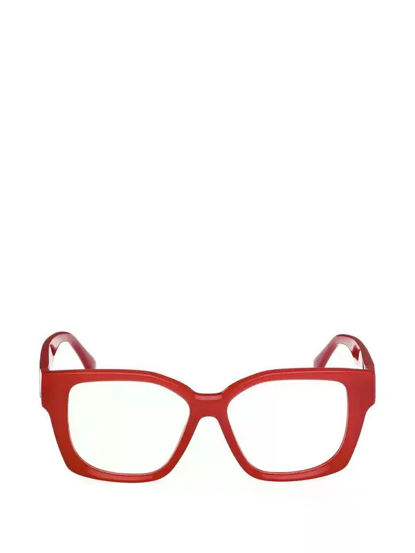 Max Mara Square Frame Eyeglasses - Red