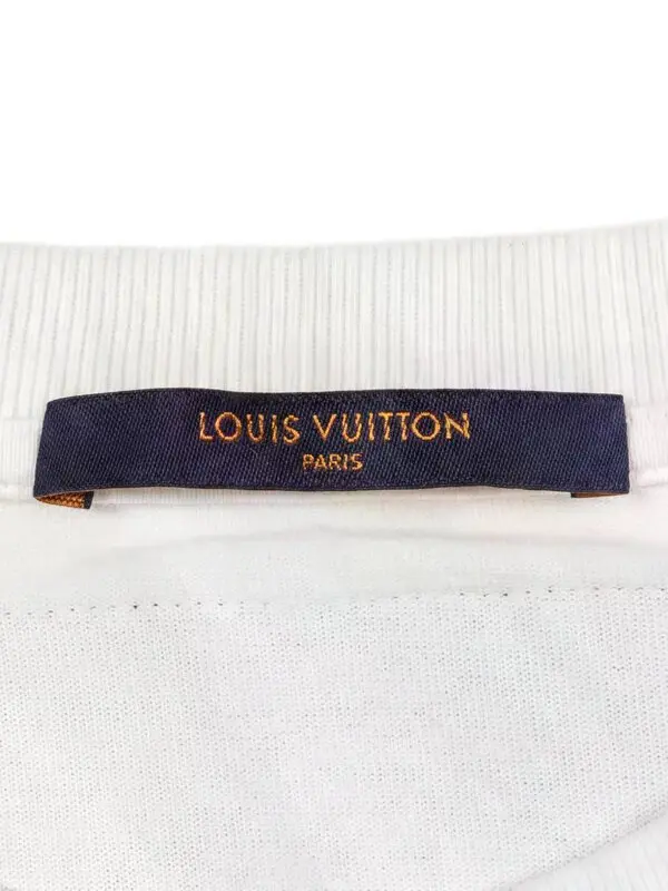 LOUIS VUITTON 10s Printed Crew-neck T-shirt