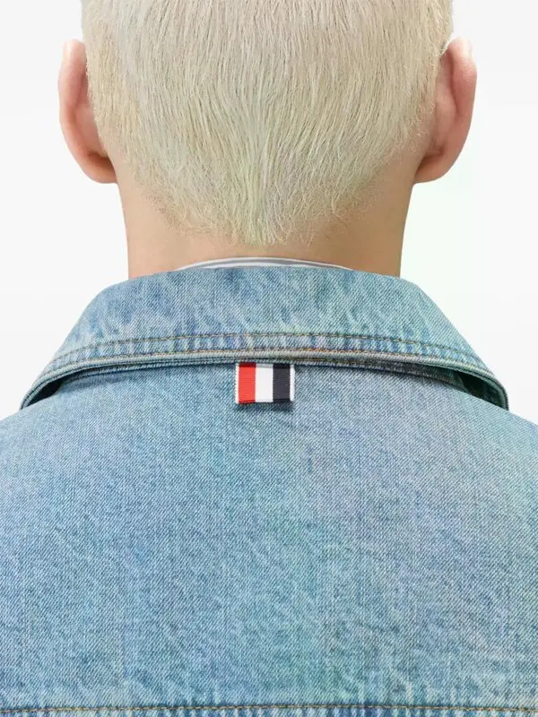 Thom Browne Selvedge Backstrap Denim Jacket