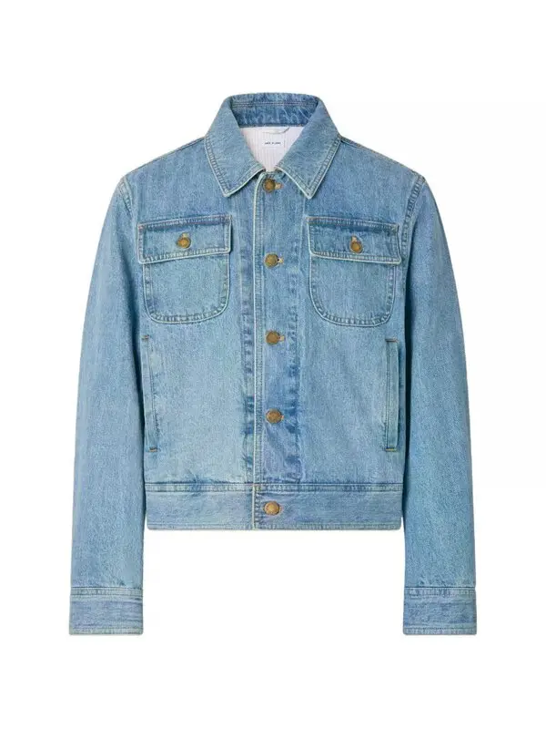 Thom Browne Selvedge Backstrap Denim Jacket - Blue
