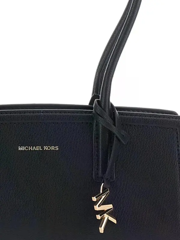 Michael Kors Logo-pendant Leather Tote Bag