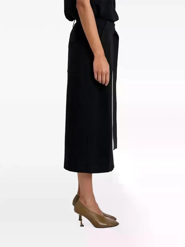 Proenza Schouler Carine Cargo Skirt In Matte Double Crepe
