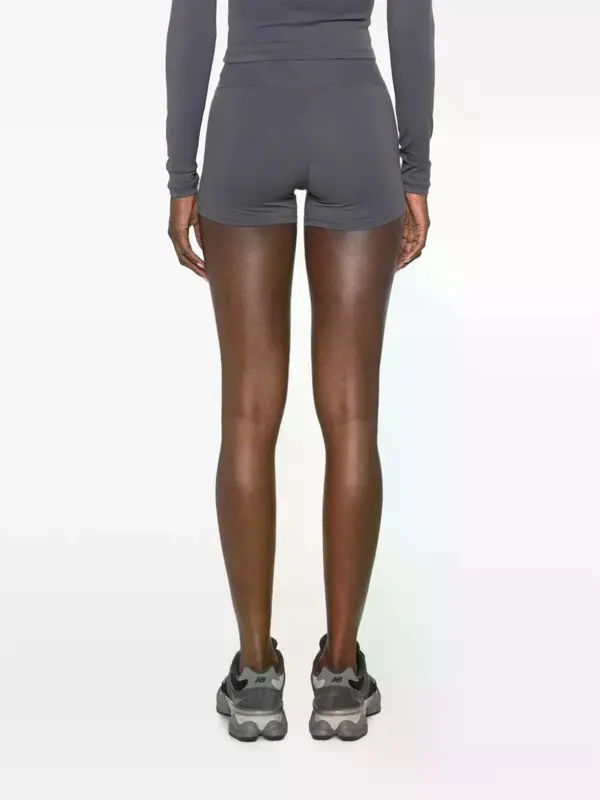 Sporty & Rich Logo-print High-waisted Shorts