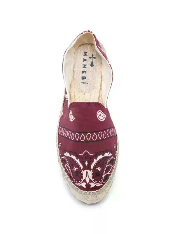 Manebí Paisley Print Espadrilles