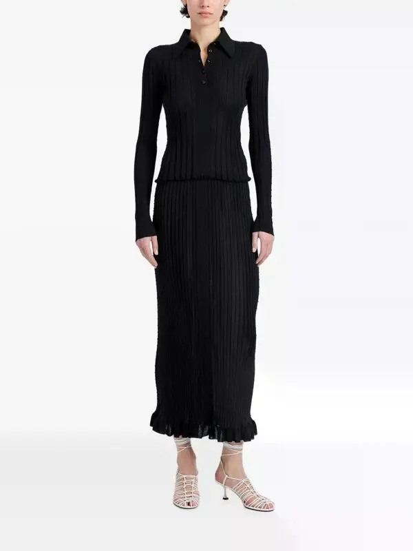 Proenza Schouler Monet Fine Bobble Knit Top