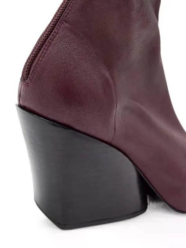 Proenza Schouler Slant Stretch Ankle Boots - Red