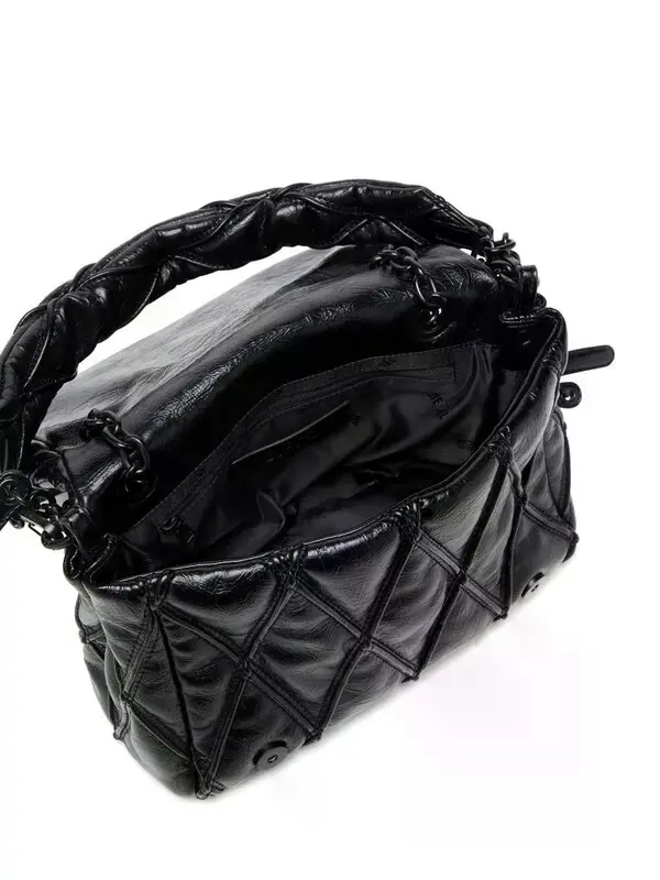 DIESEL® Charm-d Diamond-quilted Shoulder Bag