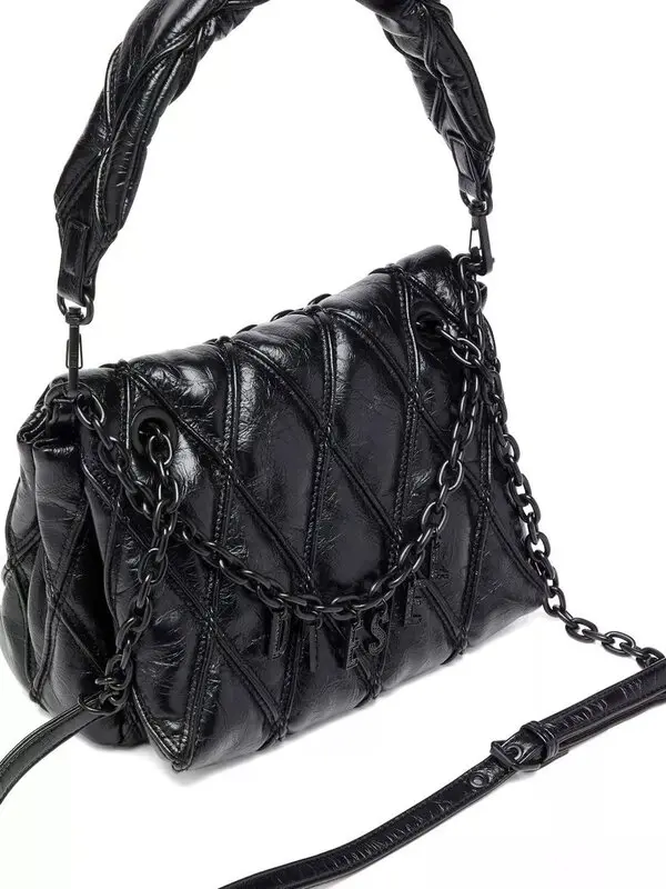 DIESEL® Charm-d Diamond-quilted Shoulder Bag