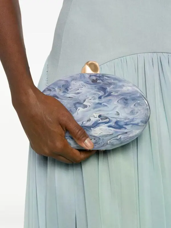 Cult Gaia Eviana Clutch Bag - Blue