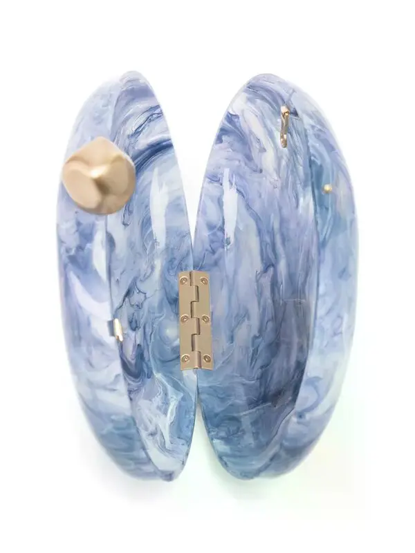 Cult Gaia Eviana Clutch Bag - Blue